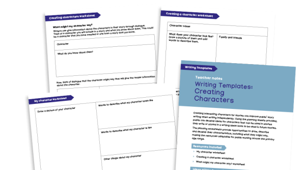 Reading Activity Templates - Questioning Characters | Plazoom