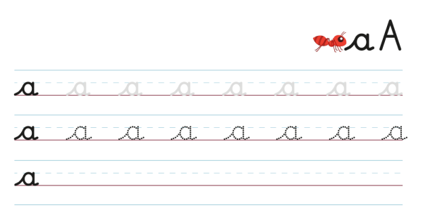 Letter formation worksheets – Cursive handwriting practice sheets | Plazoom