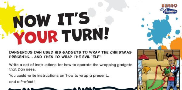Dangerous Dan and the Xmas Elf – Key Stage 2 Beano Comprehension and ...