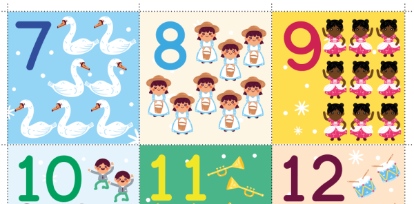 EYFS: Christmas resources pack - Twelve Days of Christmas (counting ...