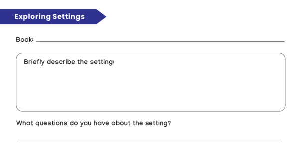 Exploring Story Settings Resources Pack: Worksheets and Teaching Notes ...