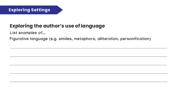 Exploring Story Settings Resources Pack: Worksheets and Teaching Notes ...