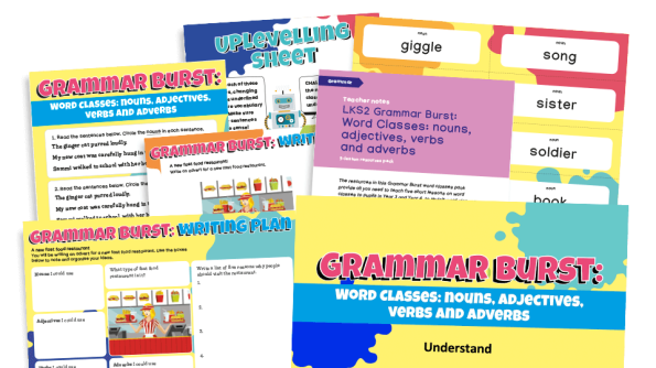 Grammar Bursts Collection Resources | Plazoom