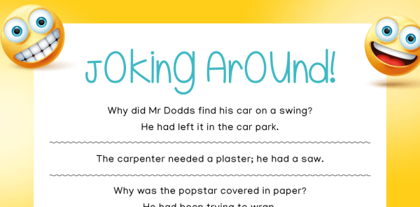 KS2 Homophones and Homonyms: Joking Around! Worksheets and Activities ...