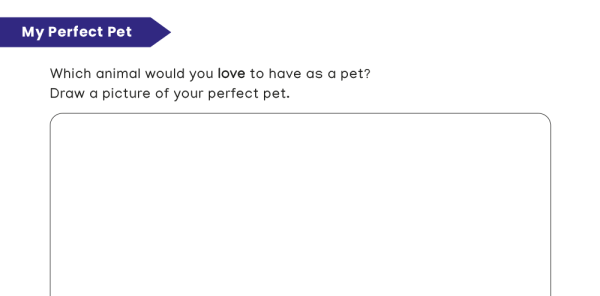 My Perfect Pet - KS1 worksheets and activities | Plazoom