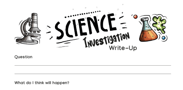 KS1 Writing templates - science investigation write-up | Plazoom
