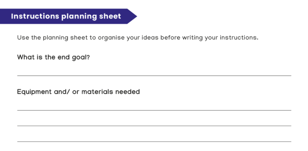 KS1 Writing Templates - Instructional Texts | Plazoom