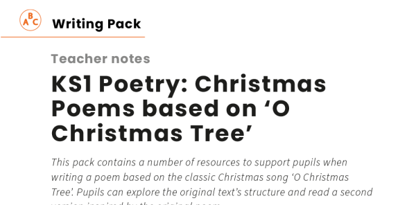 Christmas Poems (O Christmas Tree) - KS1 Text Types: Writing Planners ...