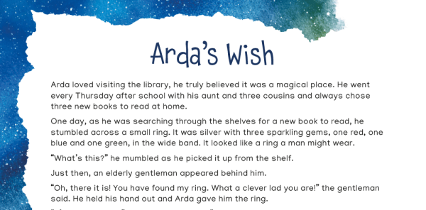 Wishing Tale, Arda’s Wish - KS1 Text Types: Writing Planners and Model ...