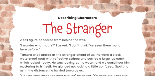 Describing Characters, Jamal’s Aunty/The Stranger - KS2 Text Types ...
