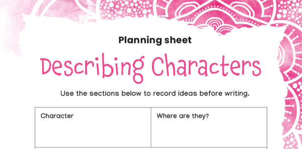 Describing Characters, Jamal’s Aunty/The Stranger - KS2 Text Types ...