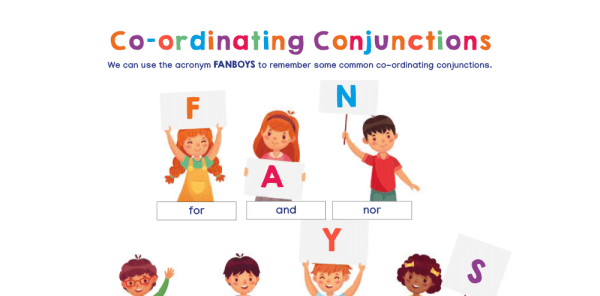 FANBOYS: KS2 Classroom Display - Co-ordinating Conjunctions | Plazoom