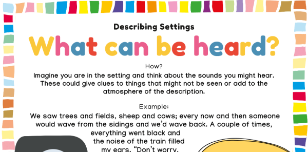 KS2 Classroom Display - Describing Settings | Plazoom