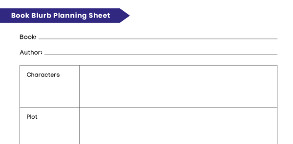 KS2 Writing templates - book blurbs | Plazoom