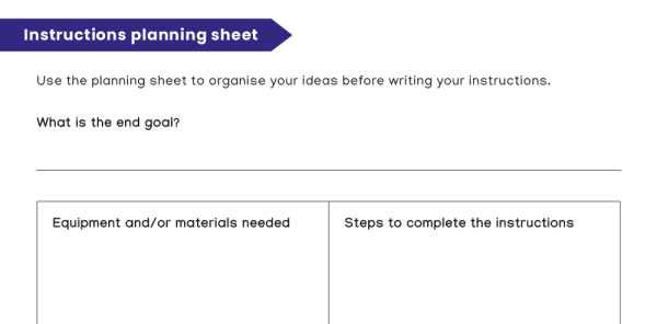 KS2 Writing Templates - instructional texts | Plazoom