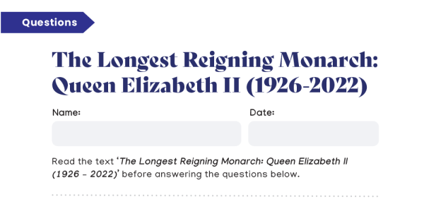Remembering Queen Elizabeth II, The Longest Serving Monarch: Key Stage ...