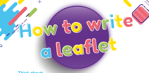 KS2 Writing Templates and Posters - Leaflets | Plazoom