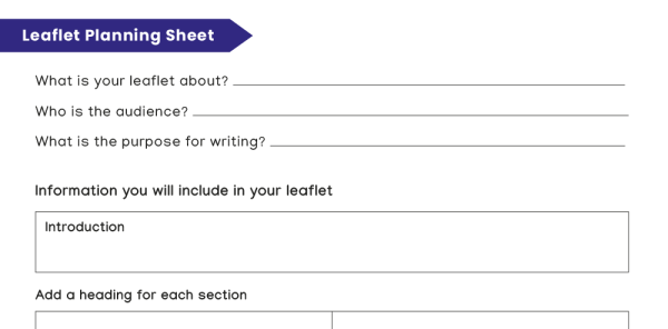 KS2 Writing Templates and Posters - Leaflets | Plazoom