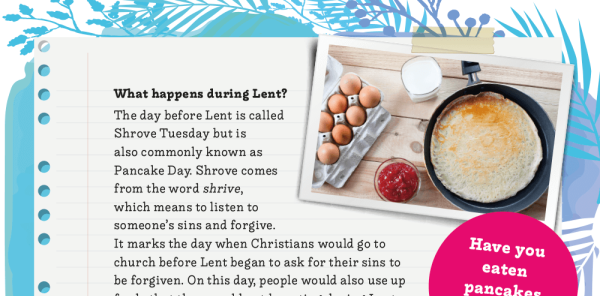 What happens during Lent? KS2 comprehension worksheets and answers ...
