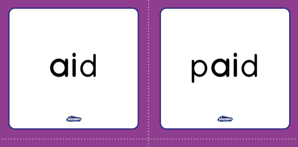Phase 5 phonics - word cards - alternative spellings set 1 /ai/, /ee ...