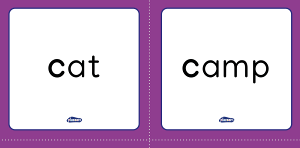 Phase 5 phonics - word cards - alternative spellings set 7 - /c/, /s ...