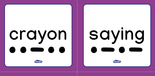 Phase 5 phonics - word cards set 1: ay, ou, ie, ea, oy | Plazoom