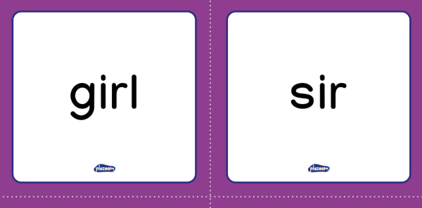 Phase 5 phonics - word cards set 2: ir, ue, aw, wh, ph | Plazoom