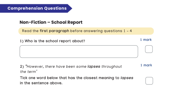 Year 6 Non-fiction Reading Comprehension Worksheets (with Key Stage 2 ...