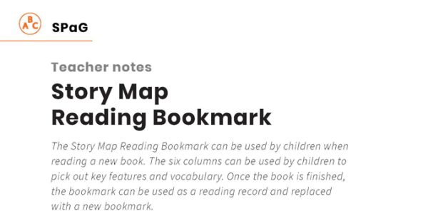 Story Map Reading Bookmarks | Plazoom