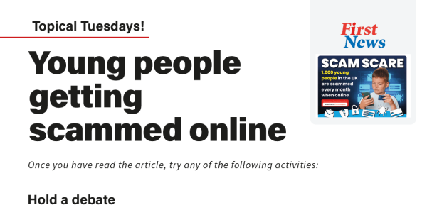 Young People Getting Scammed Online – Topical Tuesdays Activities from ...