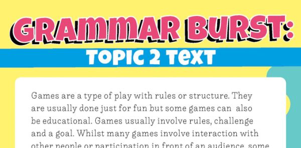Paragraphs KS2 - Year 3 Grammar Burst Resource Pack | Plazoom