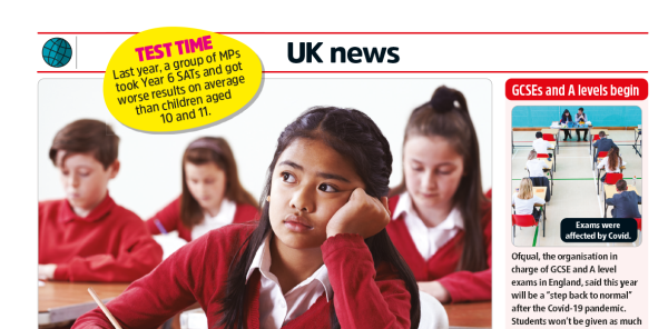 Topical Tuesdays: Tricky Tests - Key Stage 2 News Story and Reading and ...