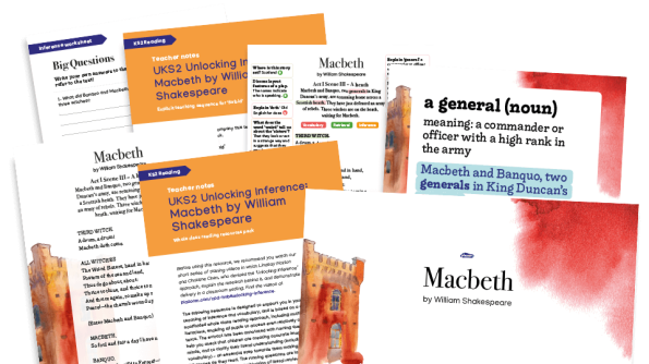 Macbeth: Year 5/6 Reading Comprehension Pack – Unlocking Inference ...