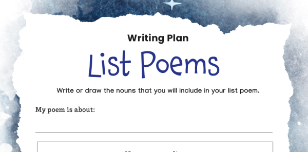 List Poems, Winter - LKS2 Text Types: Writing Planners and Model Texts ...