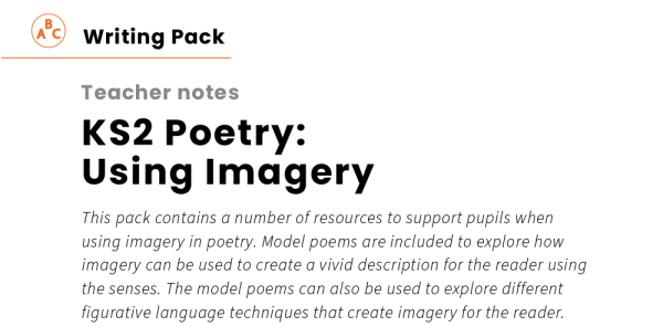 Using imagery - poems - KS2 Text Types: Writing Planners and Model ...