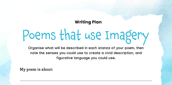 Using imagery - poems - KS2 Text Types: Writing Planners and Model ...