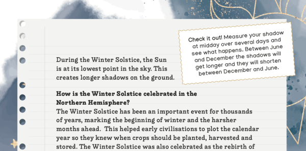 The Winter Solstice - UKS2 Reading Comprehension Pack with Worksheets ...