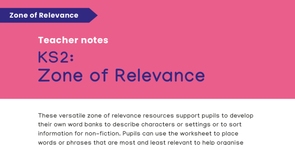 Zone of Relevance: KS2 Reading and Writing Worksheets, Templates and ...