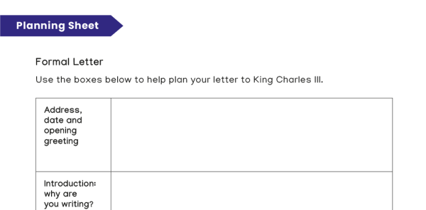 King Charles III’s Coronation - A Letter to the King: whole-school ...