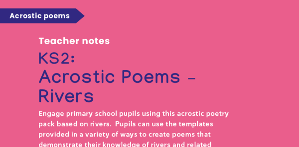 Acrostic Poems - KS2 Rivers Topic | Plazoom