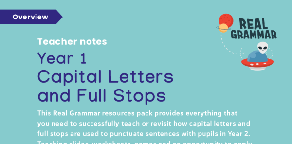 2.8a Year 2: P - use of capital letters, full stops, question marks and ...