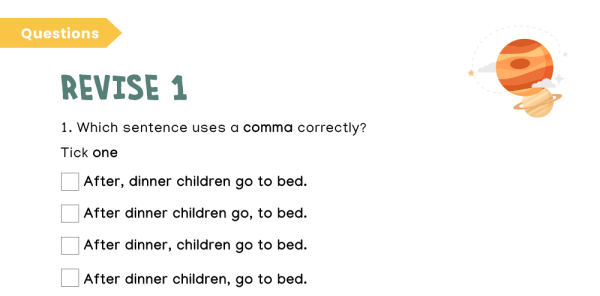 5.4 Year 5: using commas to clarify meaning or avoid ambiguity in ...