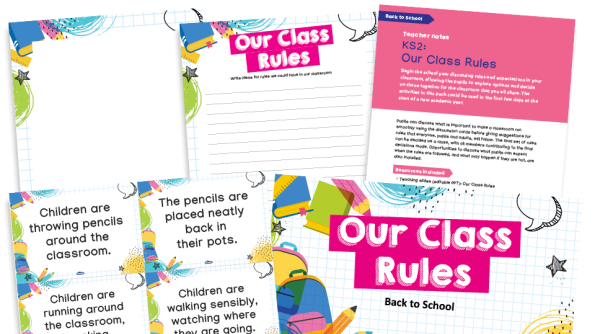 Back to School: Our Class Rules - Key Stage 1 Oracy and Worksheet Pack ...