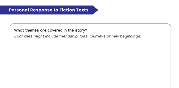 Key Stage 2 Reading Activity - Personal Response to a Text Worksheets ...