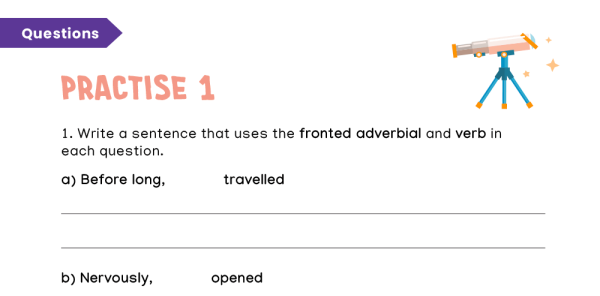 4.2 using fronted adverbials KS2 | Plazoom