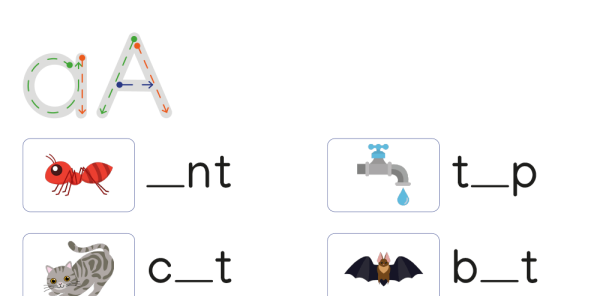 Handwriting practice sheets - pre cursive letter formation | Plazoom