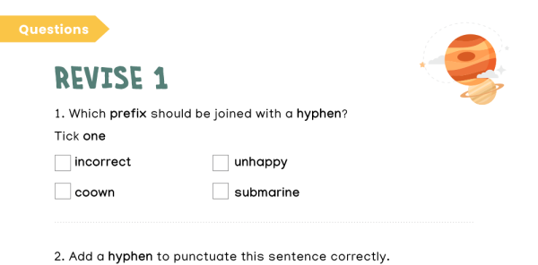 6.4 Year 6: using hyphens to avoid ambiguity | Plazoom