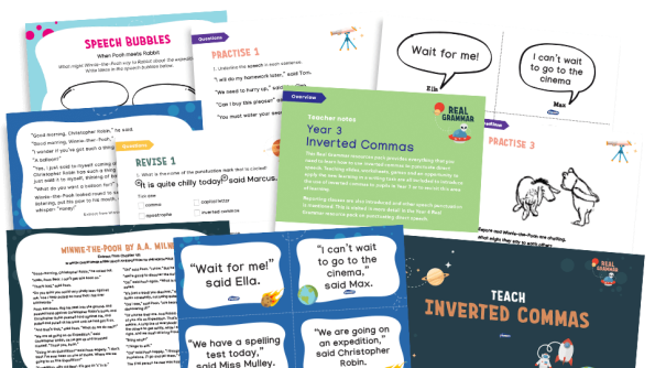 3.4 Year 3: using and punctuating direct speech (inverted commas KS2 ...