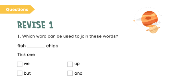 1.2a Year 1: Join words and join clauses using ‘and’ (words) | Plazoom