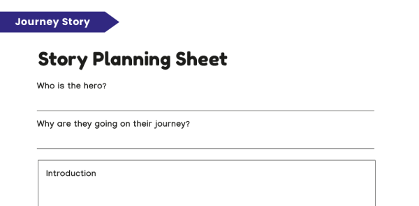 KS1 and KS2 Writing Templates - Journey Stories | Plazoom